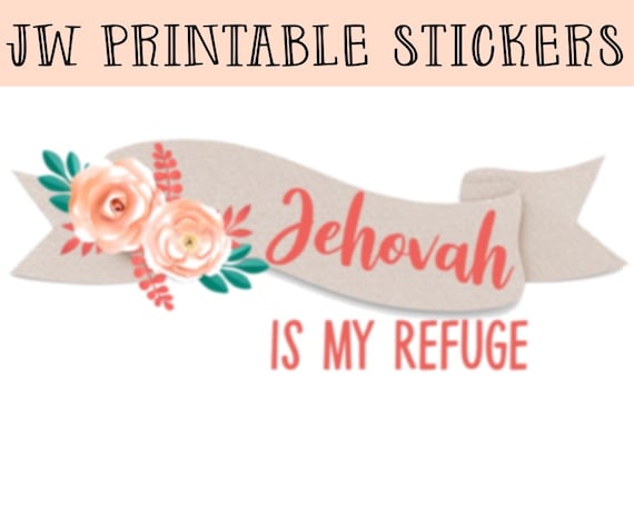 JW Printable Stickers JW Planner Stickers Jw Printables | Etsy