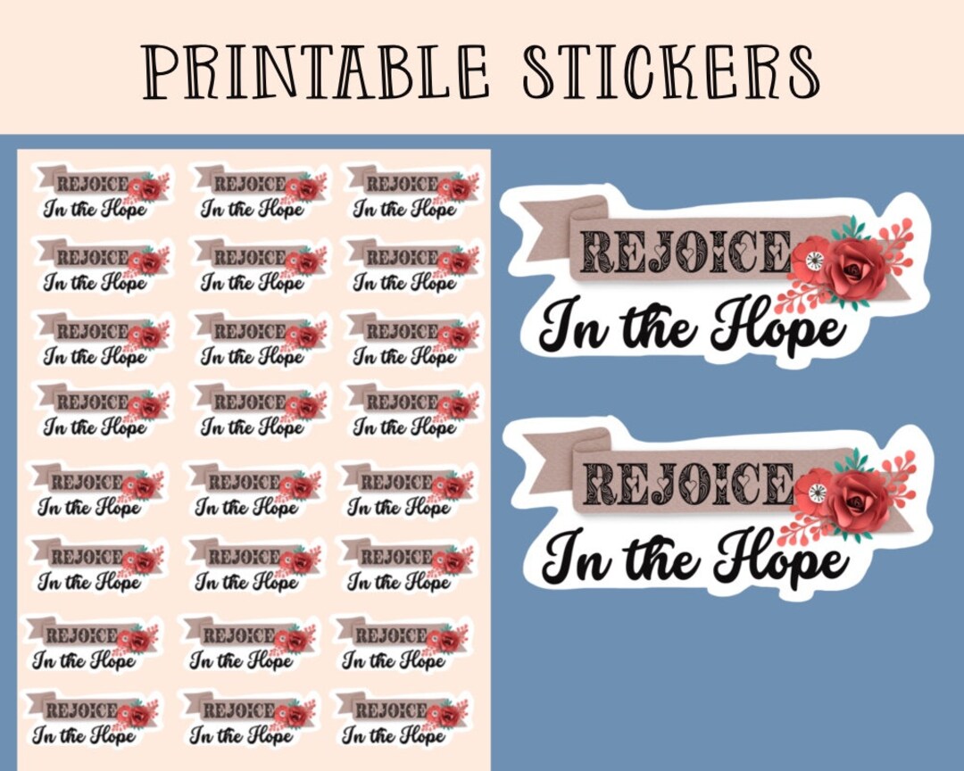 JW Printable Stickers - JW Planner Stickers - Jw Printables - Jw ...
