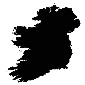 Ireland Map SVG - Irish Cutting File Cricut - Decal Transfer Printable ...