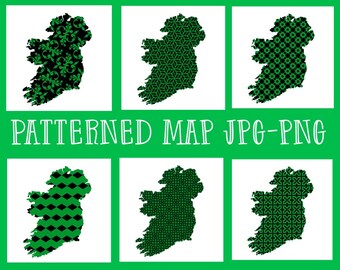 Ireland Map SVG Irish Cutting File Cricut Decal Transfer | Etsy