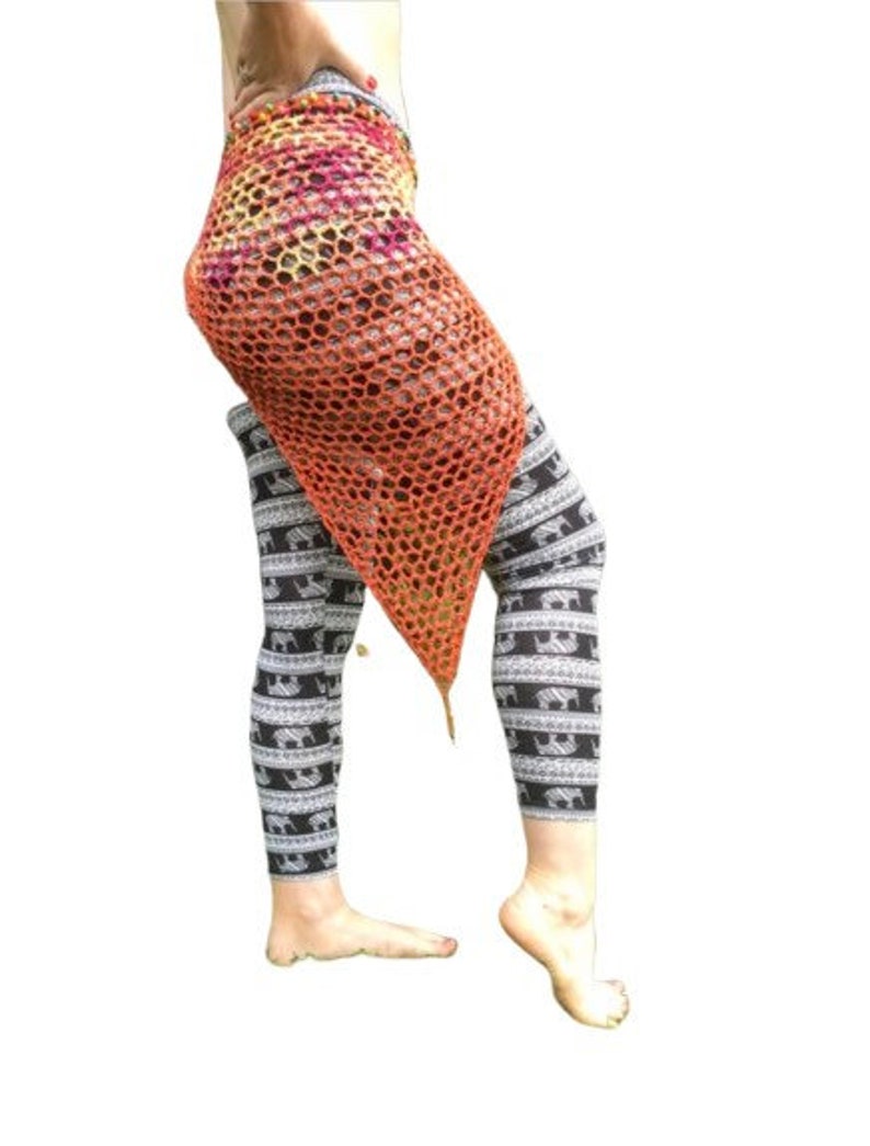 PDF Crochet Sarong Pattern- Beach Cover up - Hippy Festival Boho Sarong ...