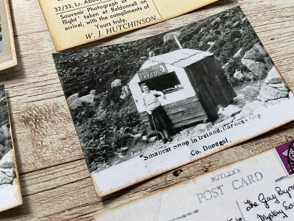 Printable Mini Vintage Irish Postcards Ireland Ephemera - Etsy Ireland