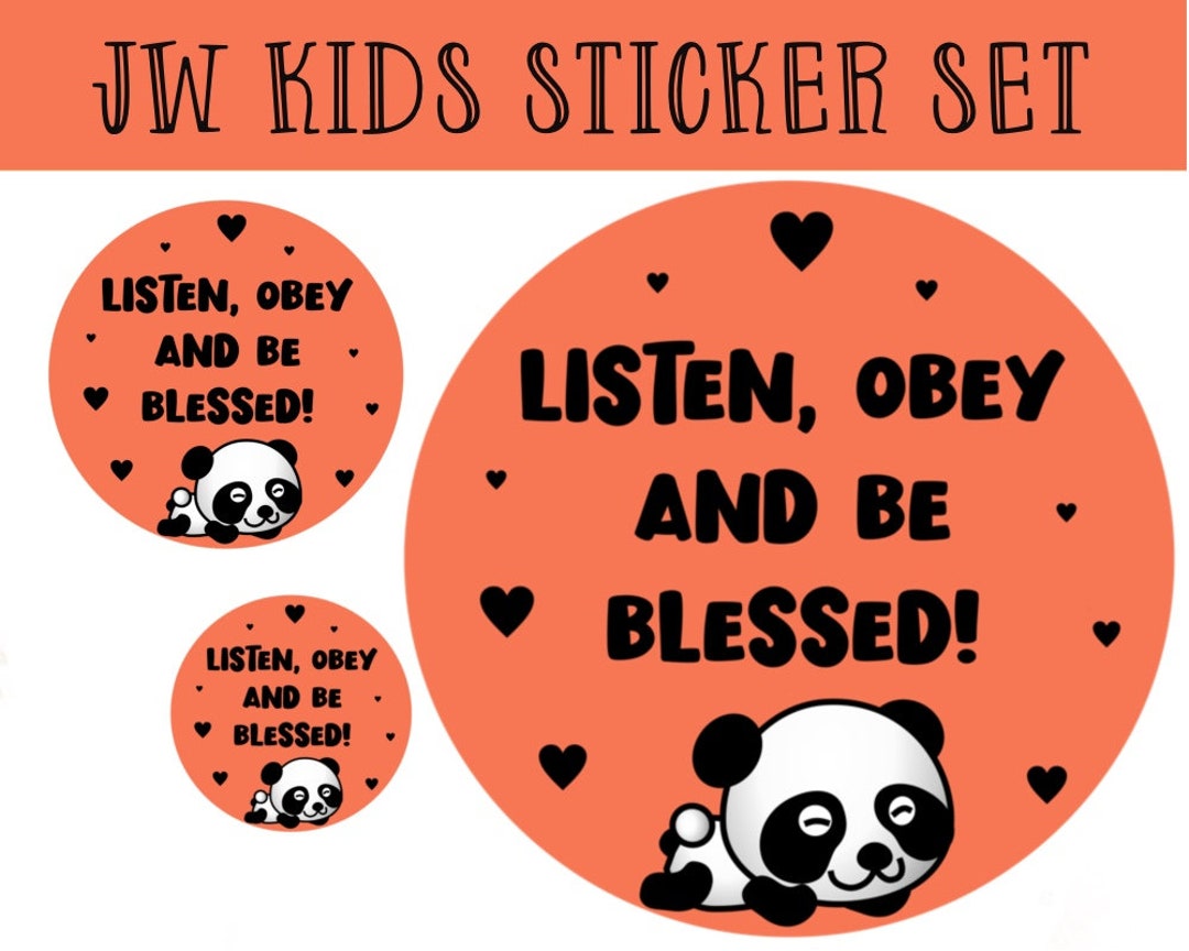 JW Printable Stickers - Jw Card - Jw Bookmark - Jw Gift - Baptism Gift ...