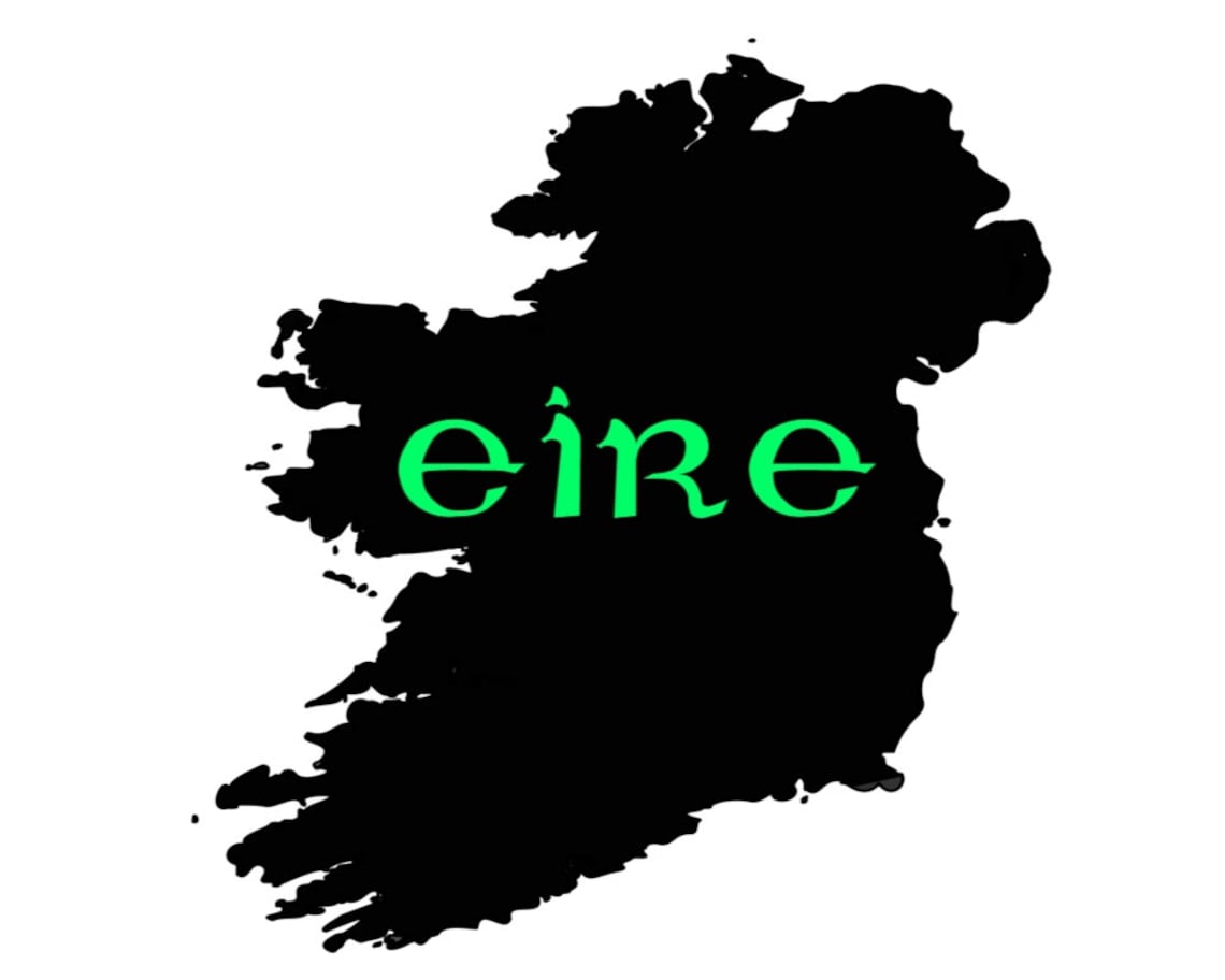 Ireland SVG Ireland Map SVG Irish SVG Ireland Cutting - Etsy Ireland