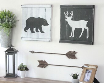 Cabin wall decor | Etsy