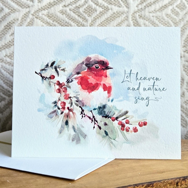 Nature Christmas Cards - Etsy