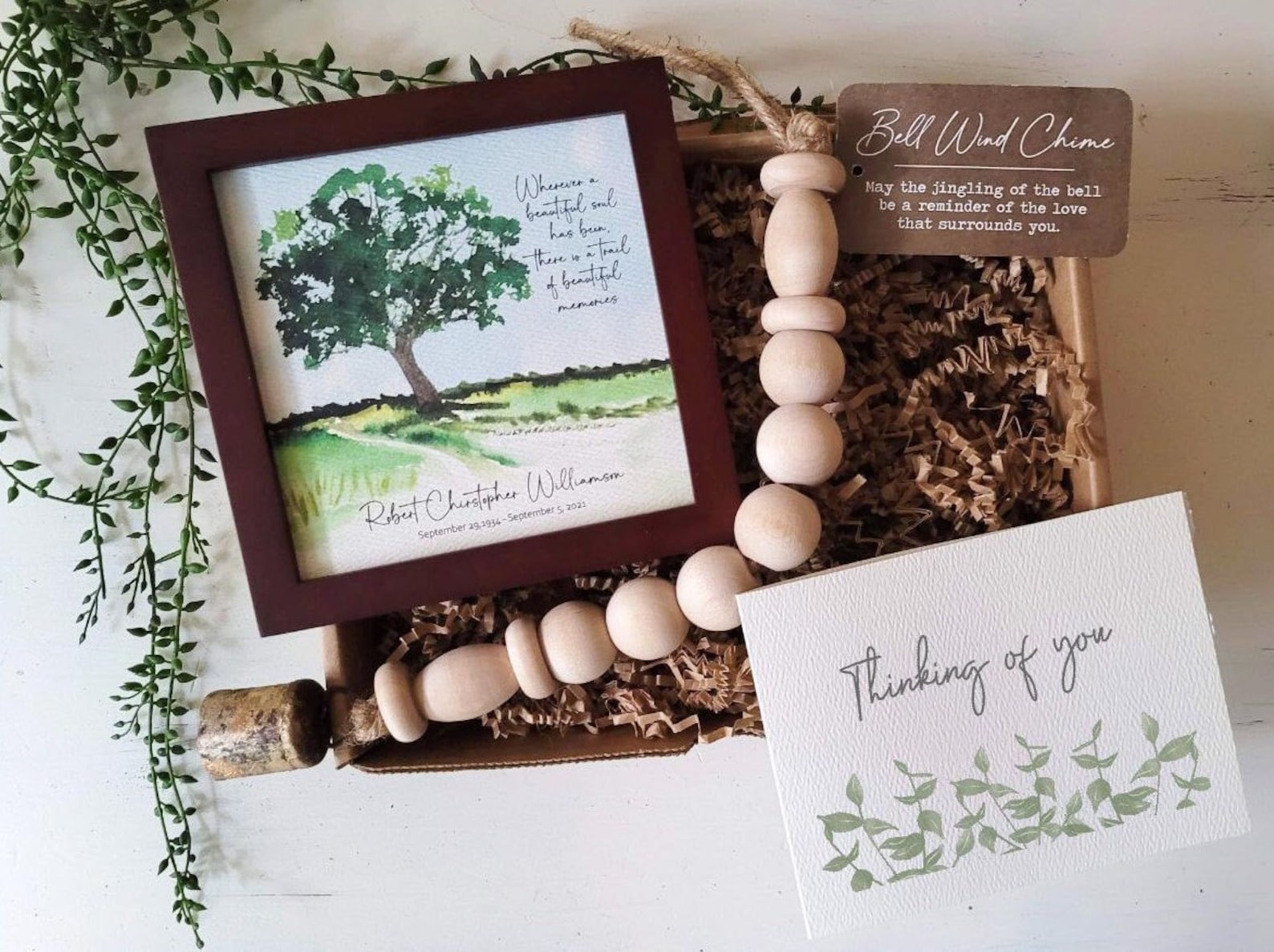 PERSONALIZED OAK TREE Watercolor Sympathy Gift Memorial for - Etsy