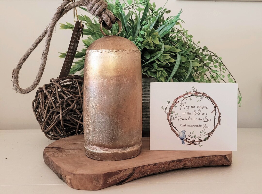 Bell Chime Sympathy Gift Large 8 Bell Iron Nana Bell / - Etsy