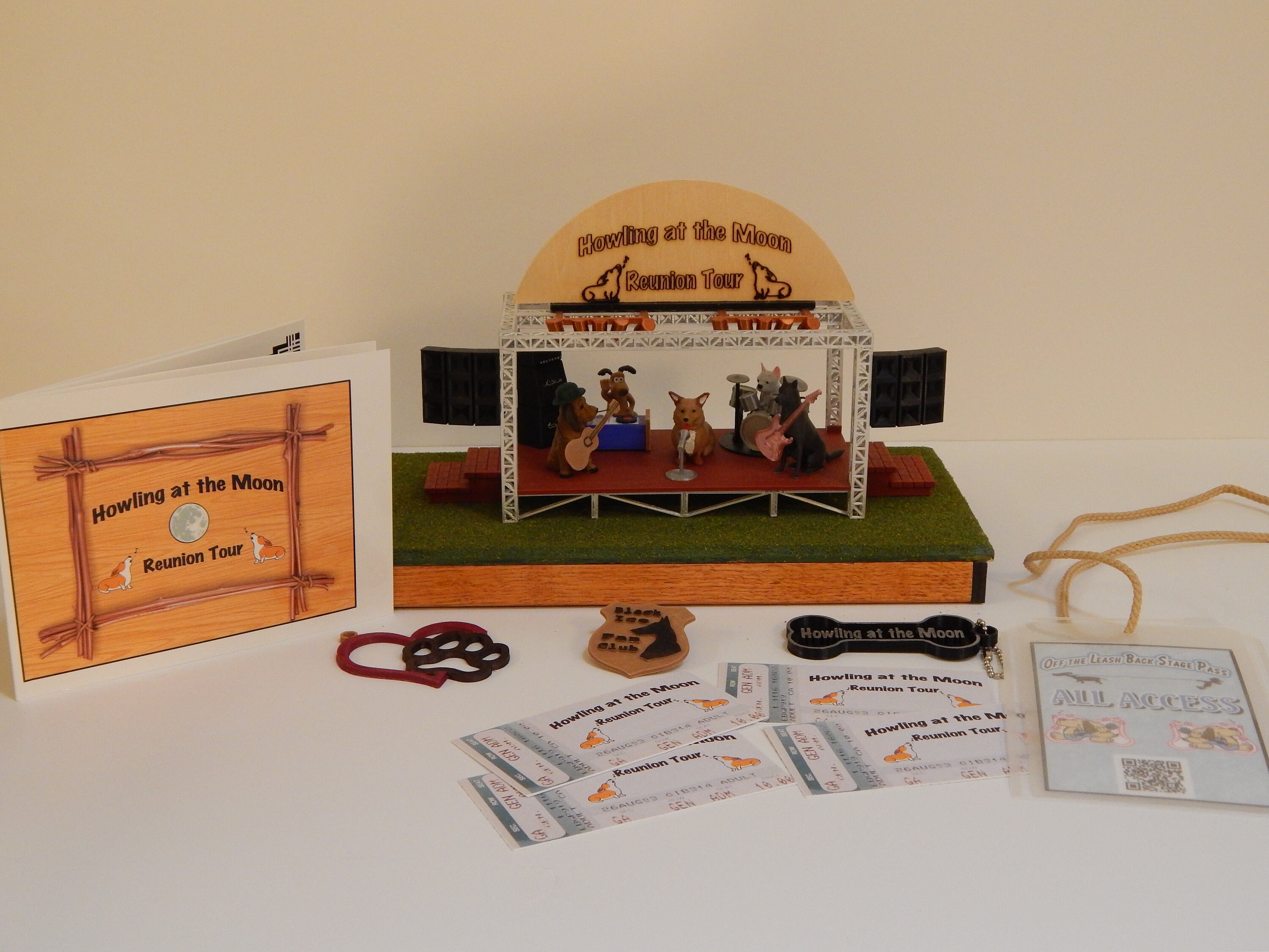 Rock Band Howling at the Moon Reunion Tour Collectibles. - Etsy