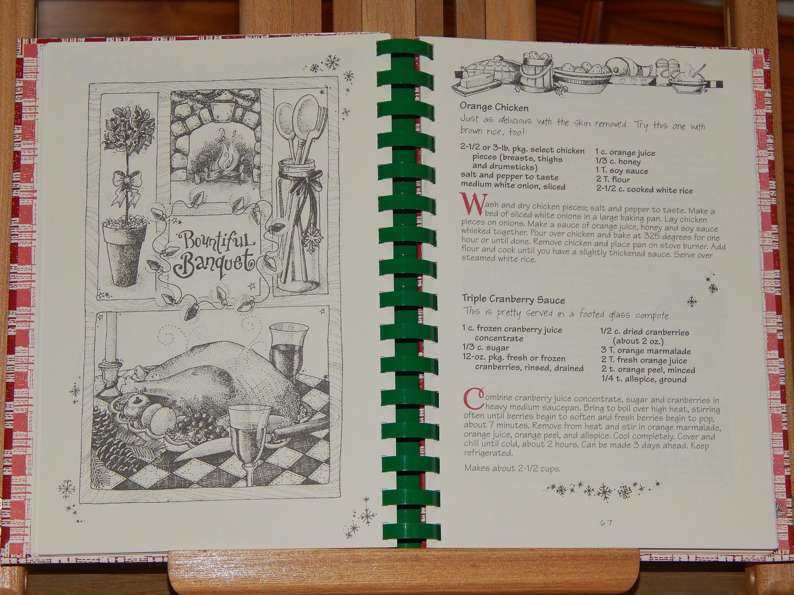 Homespun Christmas Goose Berry Patch Cook Book - Etsy