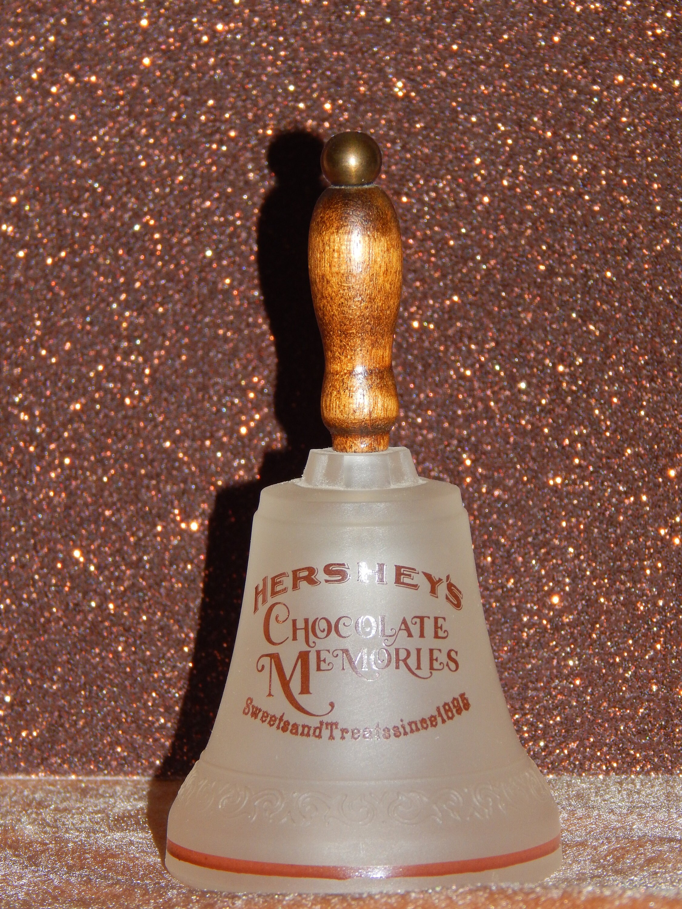 Frosted Glass Hershey Desert Bell. - Etsy