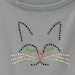 Rhinestone Cat Face Complete Appliqué Kit,sparkling Multi-colored Hot ...