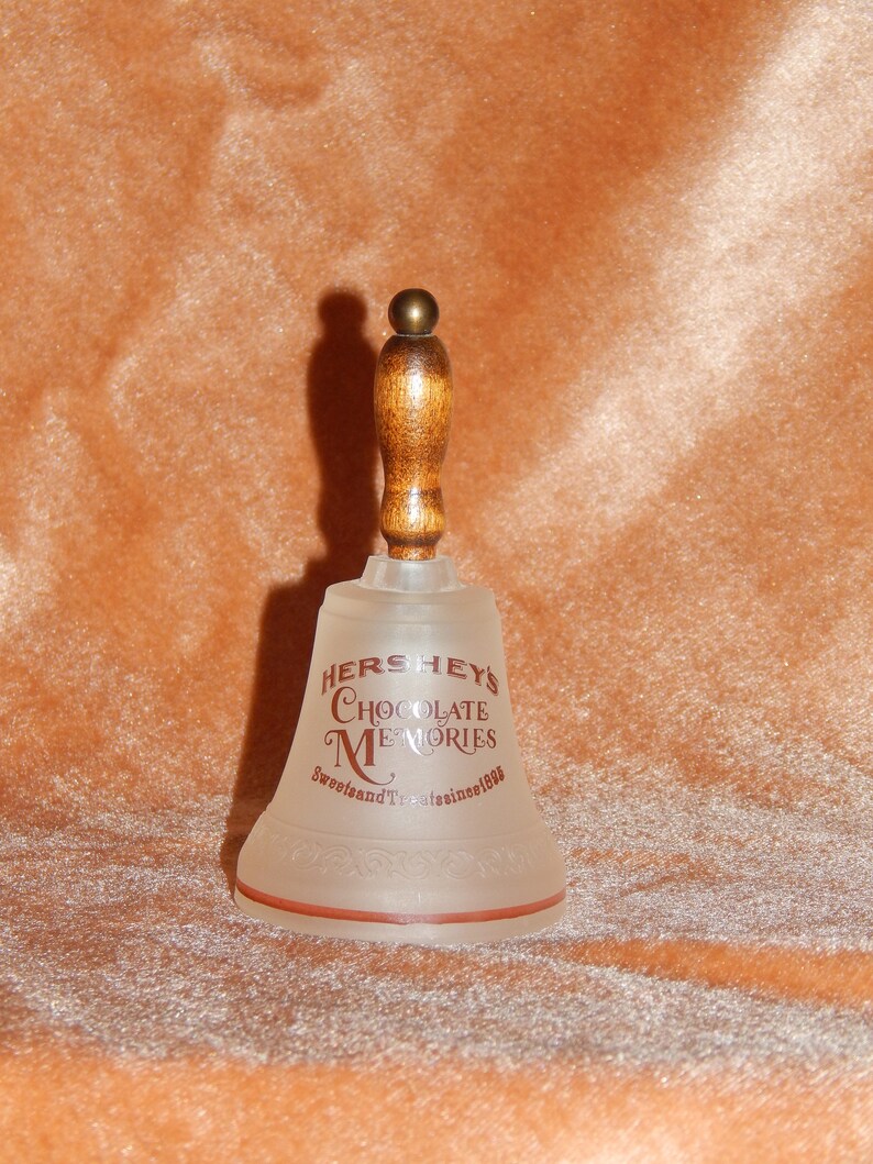 Frosted Glass Hershey Desert Bell. - Etsy