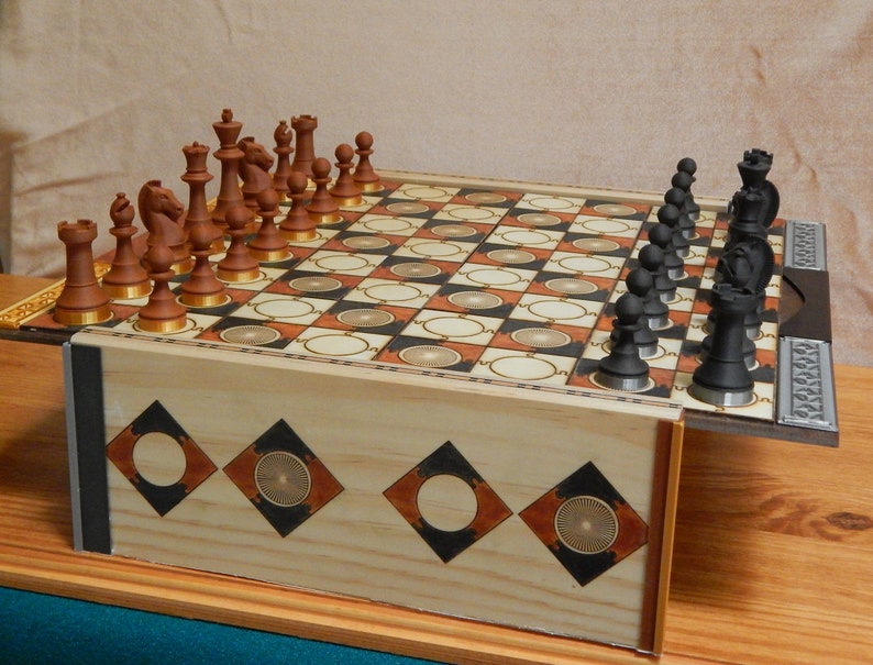 Puzzle Box Chess Set - Etsy