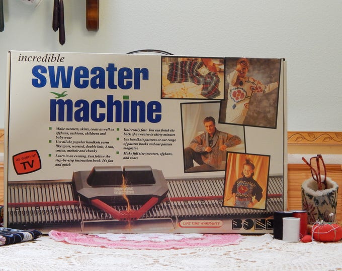 Bond Incredible Sweater Knitting Machine, for Home Made Knitted Items ...