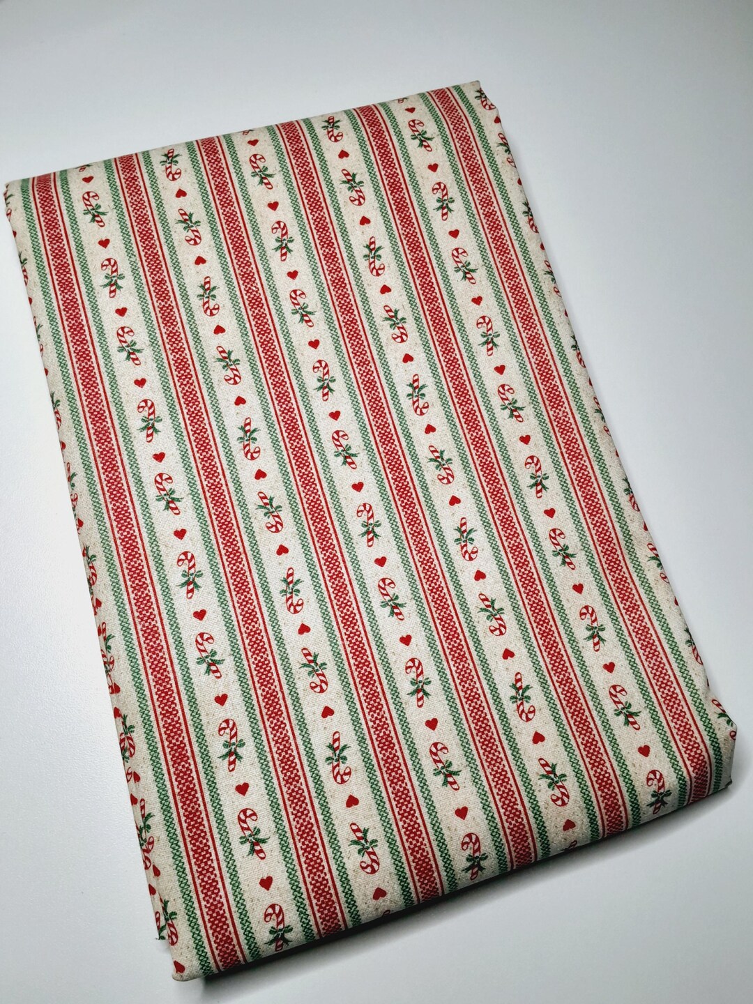 Vintage Candy Cane Stripe, 3 Yard Rolls, 1/2 Double Fold Bias Tape ...