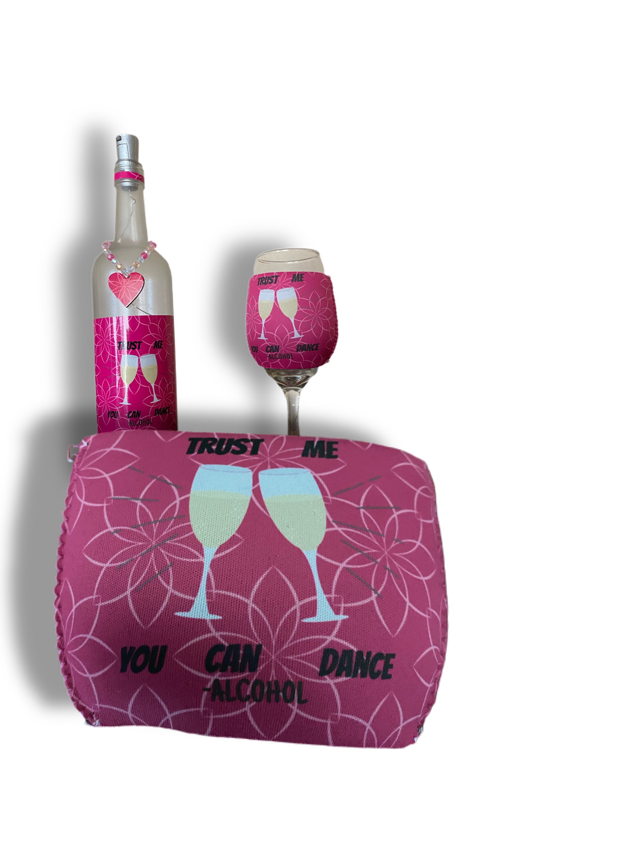 Wine Glass Koozie Etsy