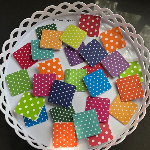 Polka Dot Note Card - Etsy