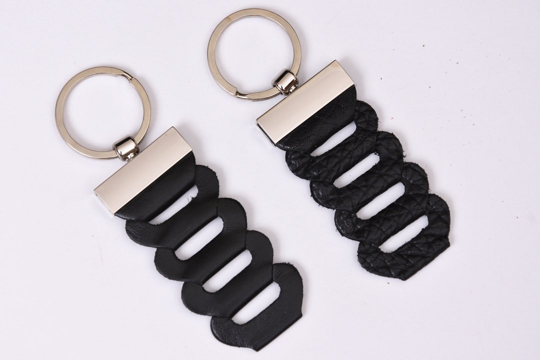Boyfriend Coworker Gift Mens Leather Keychain Key Chain Key Fob Key ...