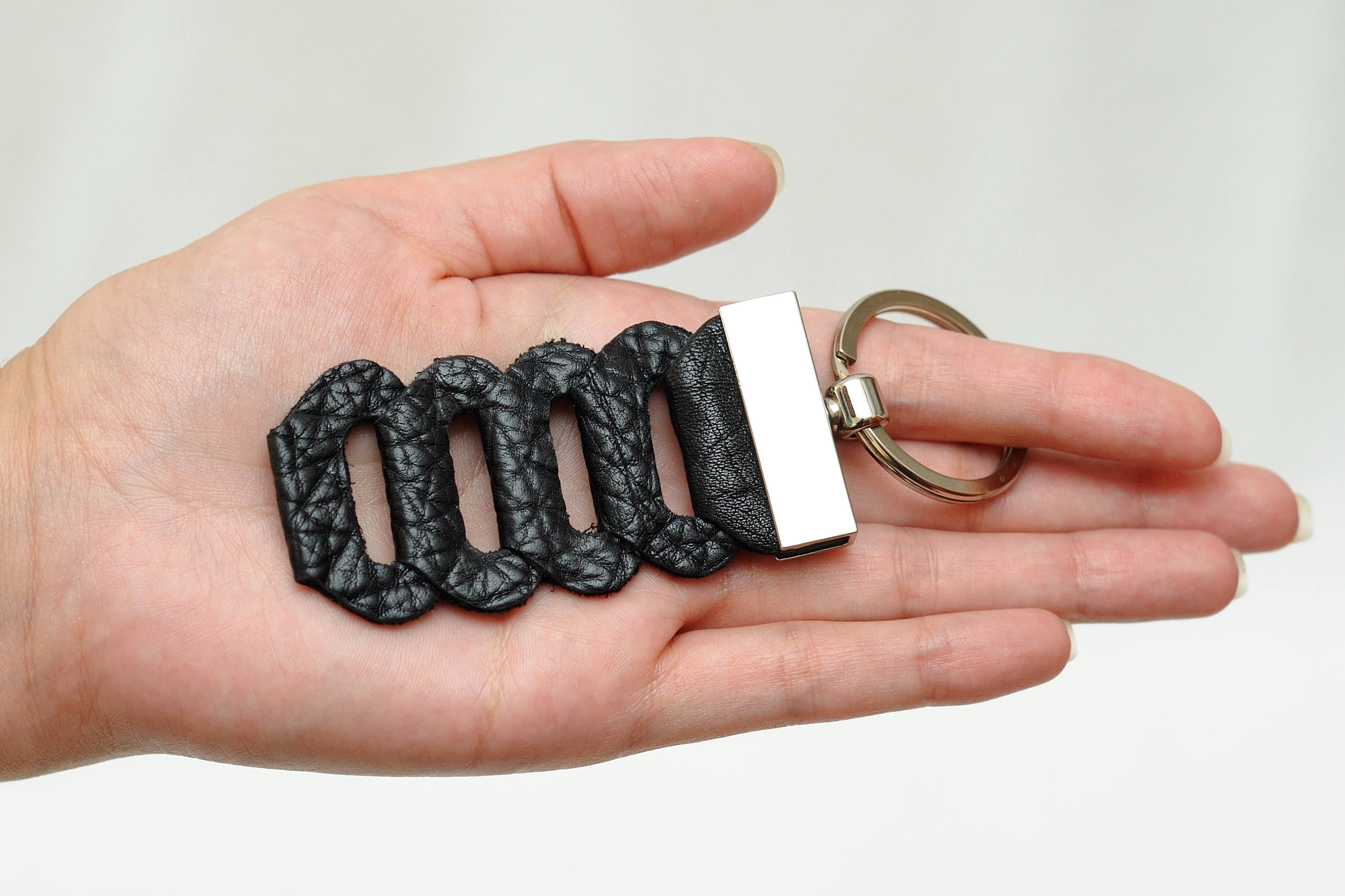 Boyfriend Coworker Gift Mens Leather Keychain Key Chain Key - Etsy