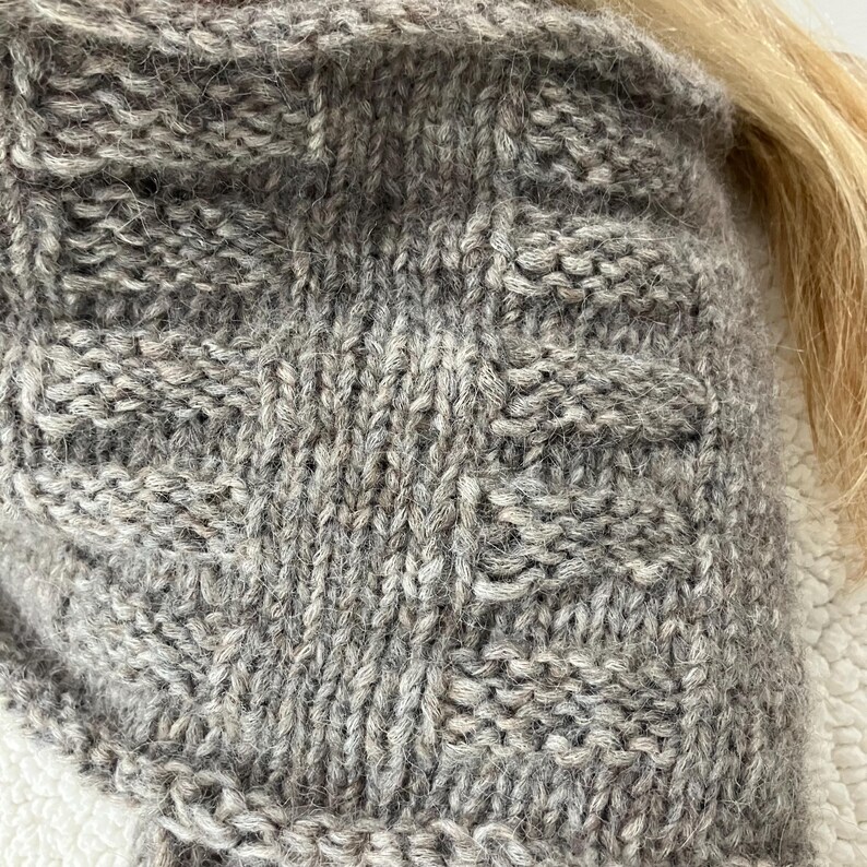 Winterbrown Scarf Knitting Pattern-printed - Etsy