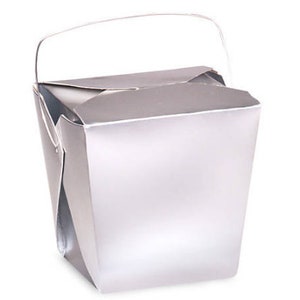 6 Take Out Boxes (6 Boxes), Colored Party Favor Boxes, Candy Favor Box ...