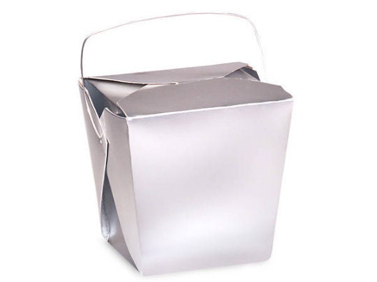 6 Take Out Boxes (6 Boxes), Colored Party Favor Boxes, Candy Favor Box ...