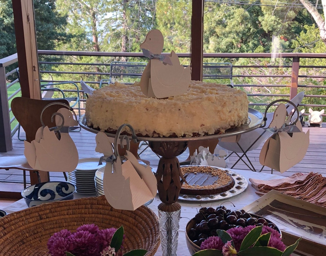 10 Duck Baby Shower Favor Box, Baby Baptism Favor Box, Duck Favor Box ...