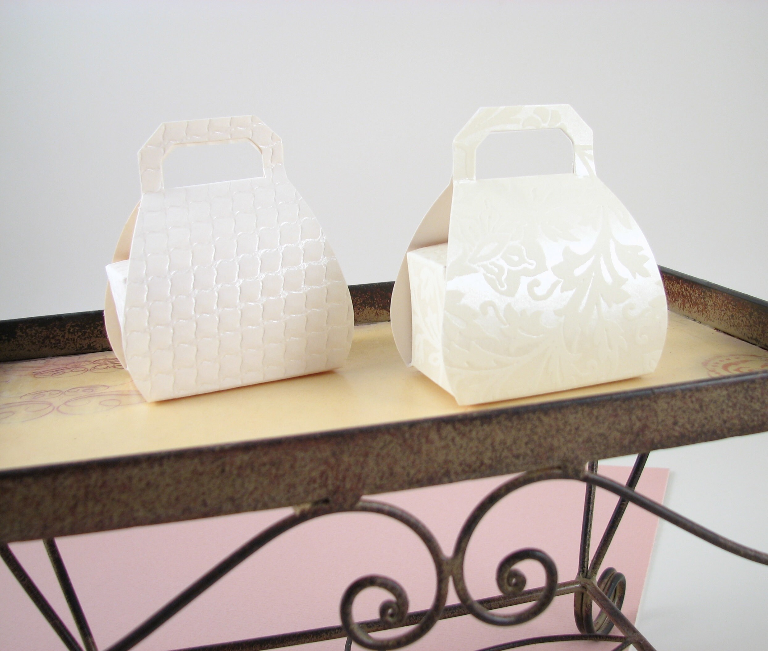 10 Wedding Favor Boxes Mini Purse Favor Box Party Favor - Etsy