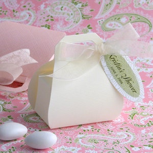 10 Wedding Favor Boxes, Mini Purse Favor Box, Party Favor Candy Favor ...