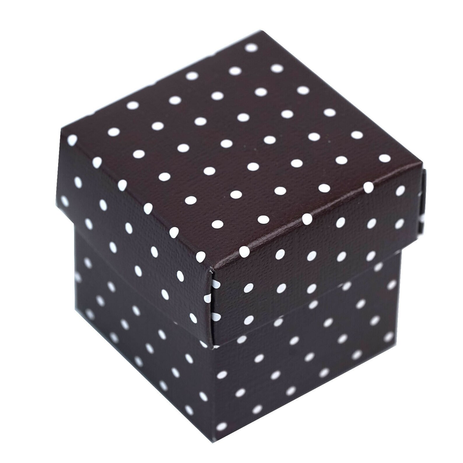 10 Black Polka Dot Boxes, Square Favor Box, Candy Boxes for Favors ...