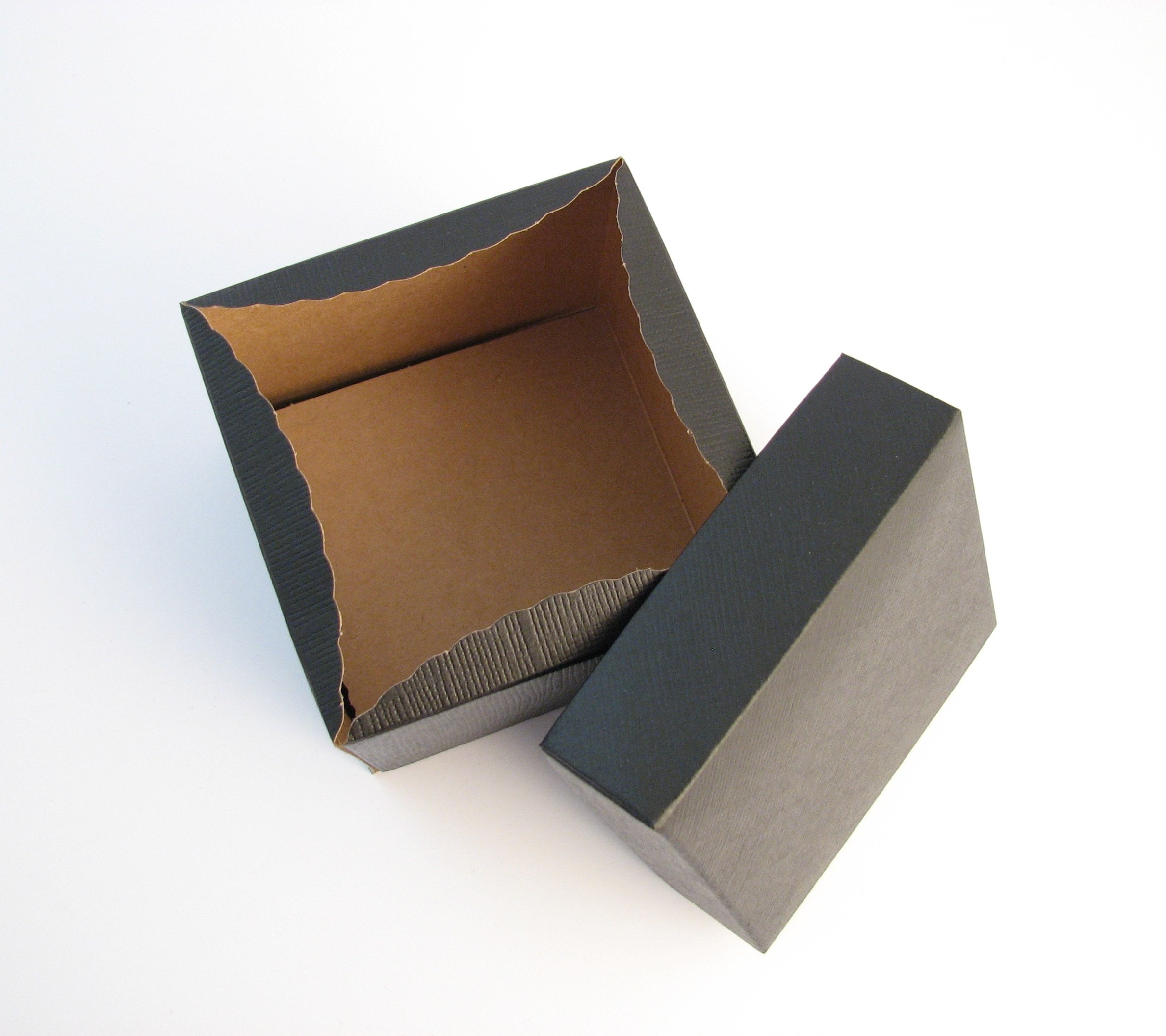 10 Black Favor Boxes, Wedding Favor Box, Square Ornament Box, Cupcake ...