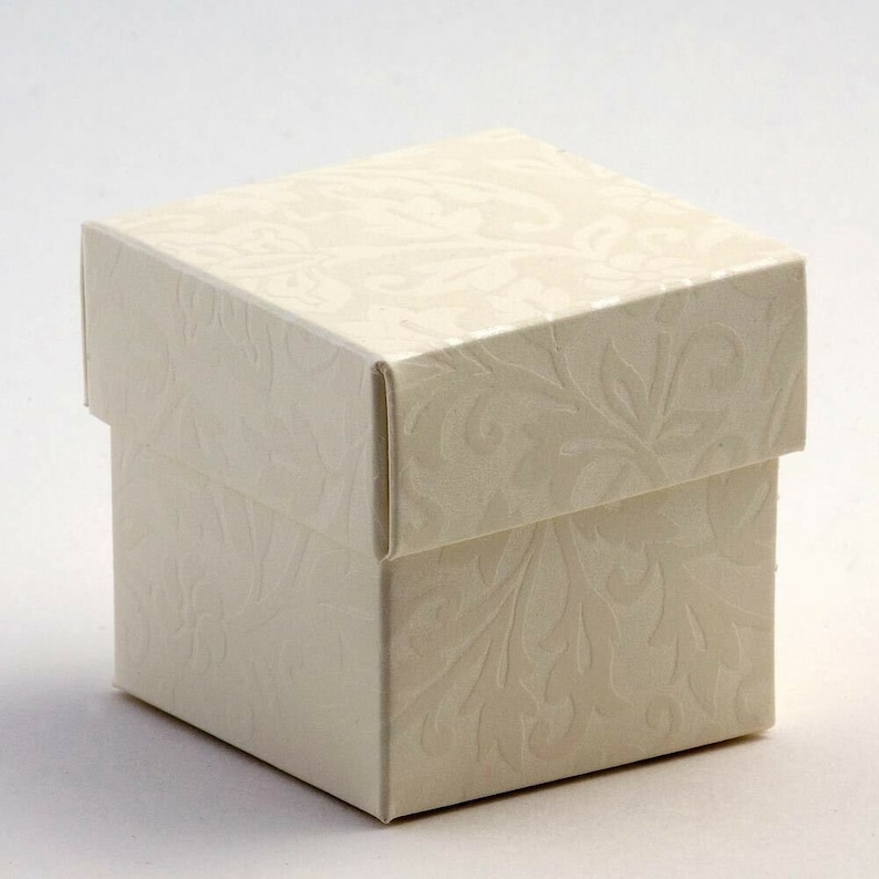 White Favor Box, Wedding Favor Boxes, Square Favor Box, Candy Favor Box ...