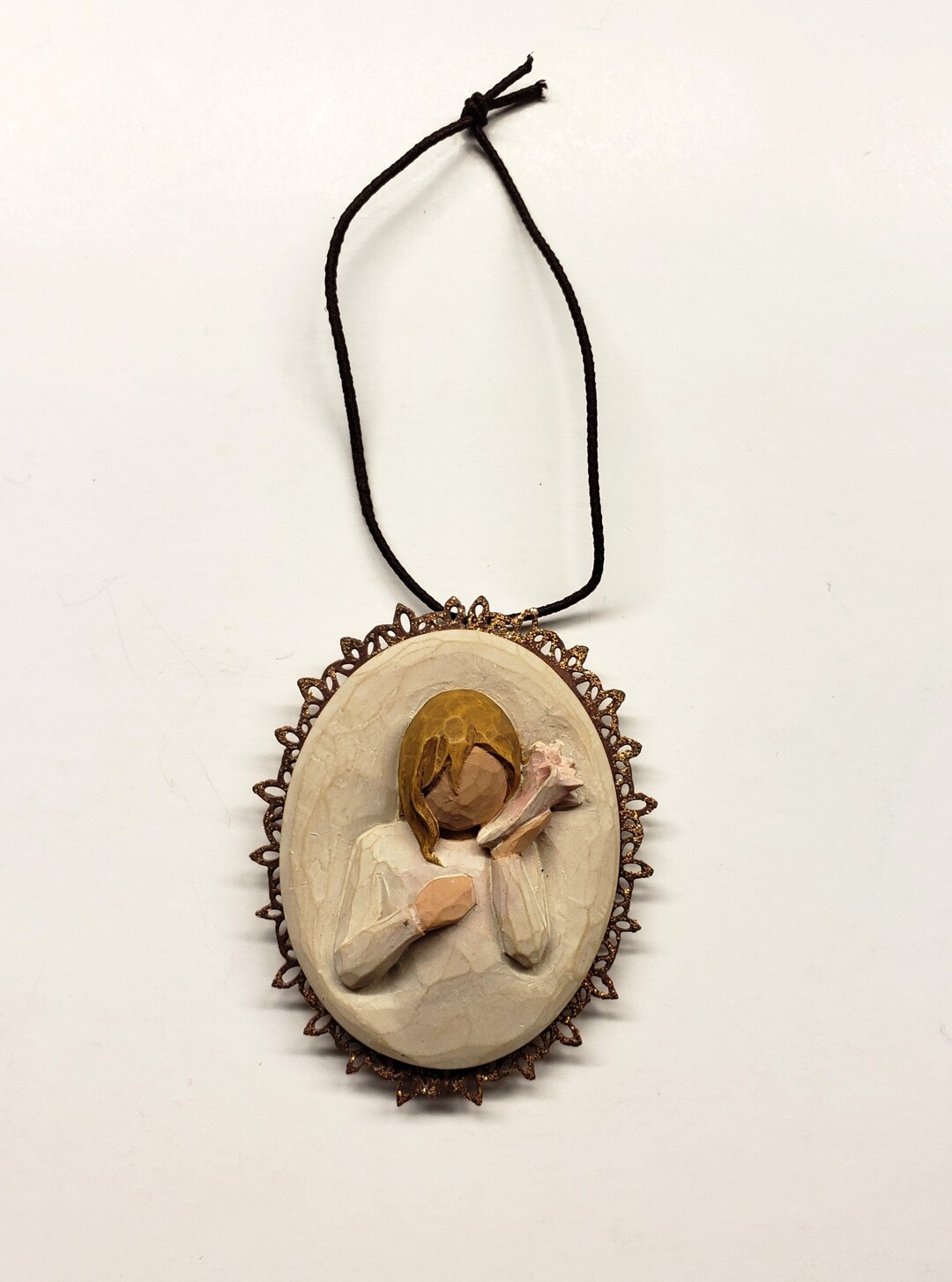 Willow Tree Ornament Girl With Shell Keeping You Close in My Thoughts ...