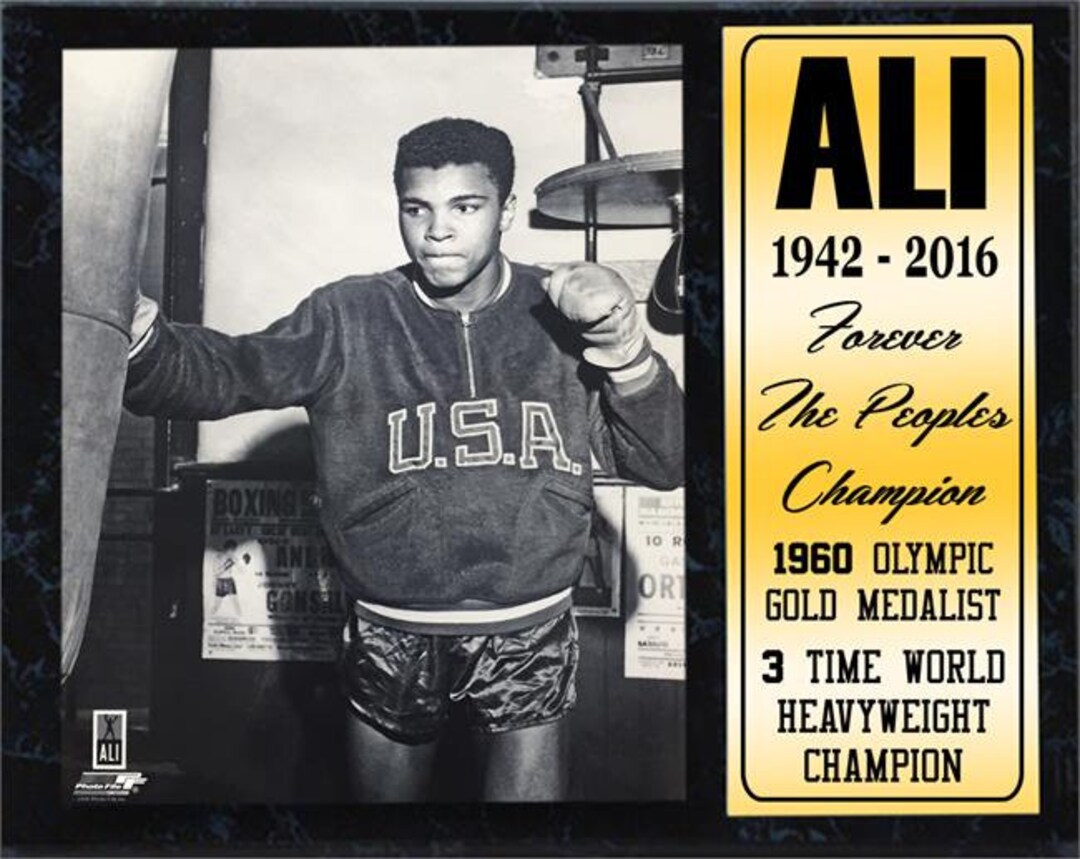 12 X 15 Deluxe Frame - Muhammad Ali - "muhammad Ali at Olympic Training ...