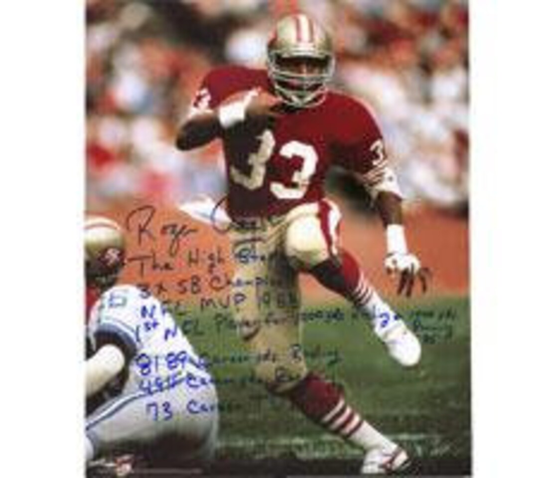 Roger Craig San Francisco 49ers 16x20, #1121-7 Super Stats Autographed ...