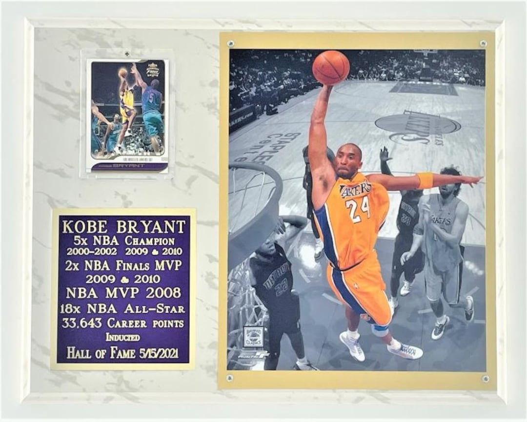 Kobe Bryant Plaque - Etsy