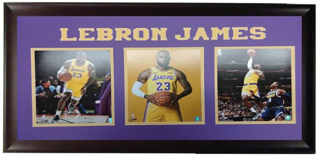 Lebron James Los Angeles Lakers Three Photo Frame - Etsy