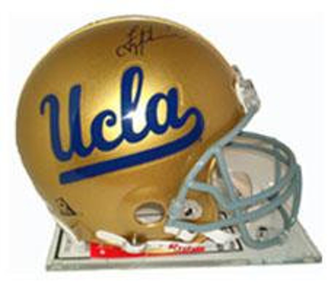 Troy Aikman Autographed UCLA Pro Line Helmet by Riddell - Etsy