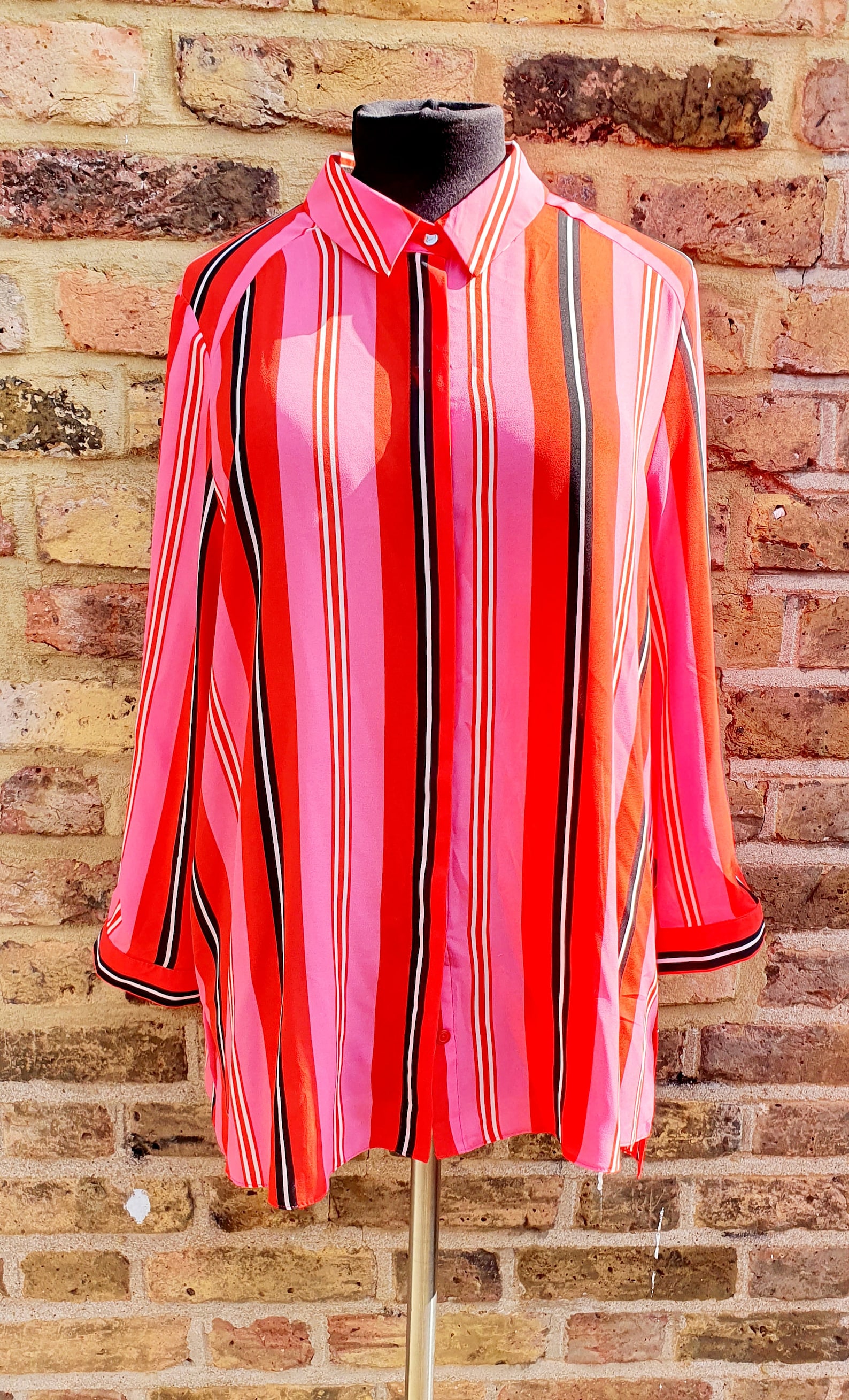 Beautiful Bright Pink Blouse | Etsy