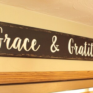 Grace and Gratitude Sign - Etsy