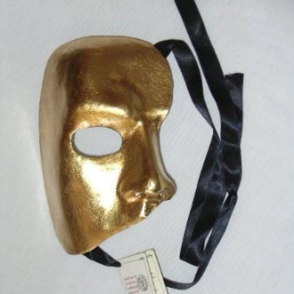 Gold Masquerade Phantom of the Opera Mask - Etsy