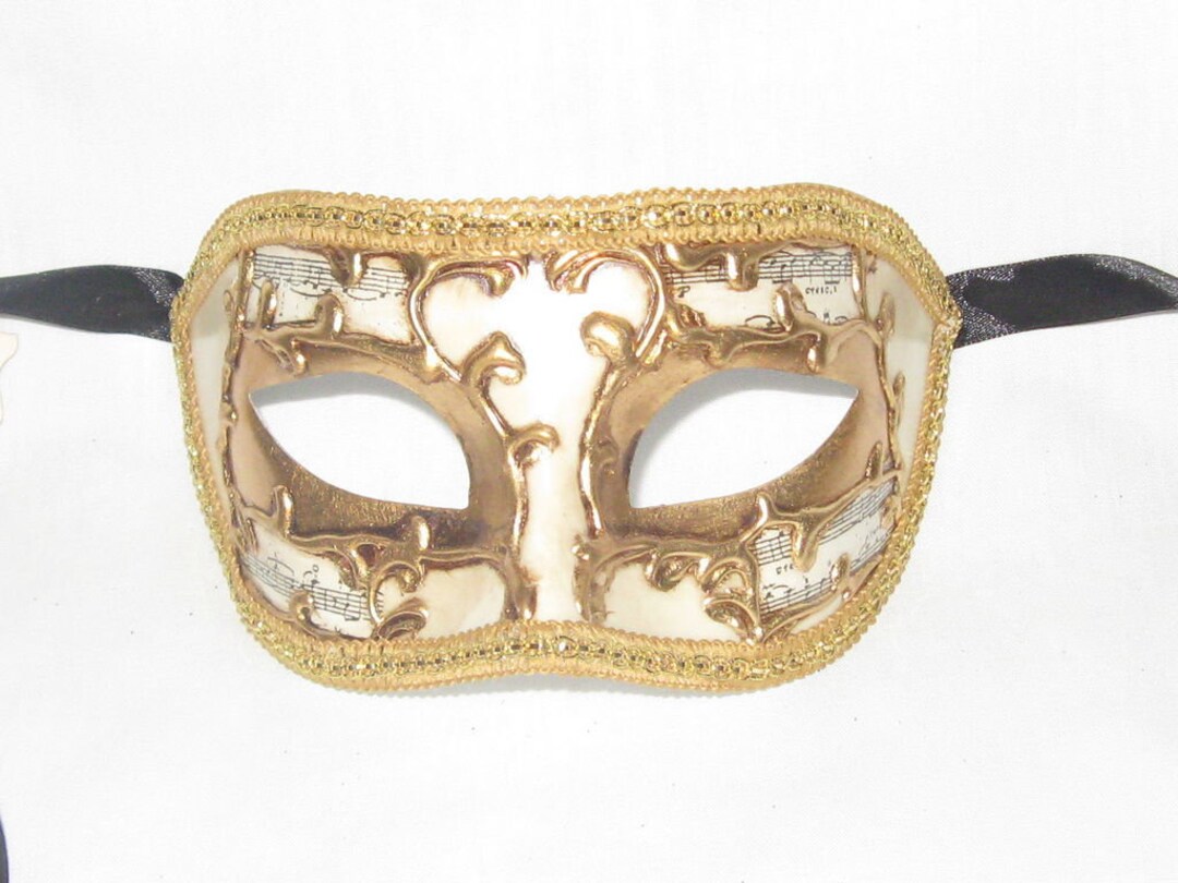 Gold Masquerade Mask - Etsy