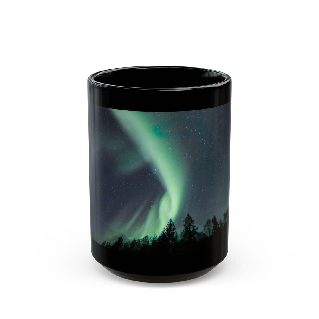 Northern Lights Tromso Norway, Gift for Nature Lovers, Coffee Cup ...