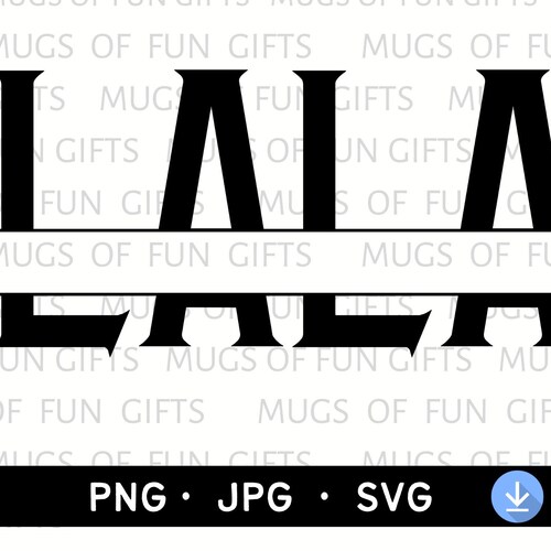 Lala Heart Instant Digital Download Svg Png Dxf and Eps - Etsy