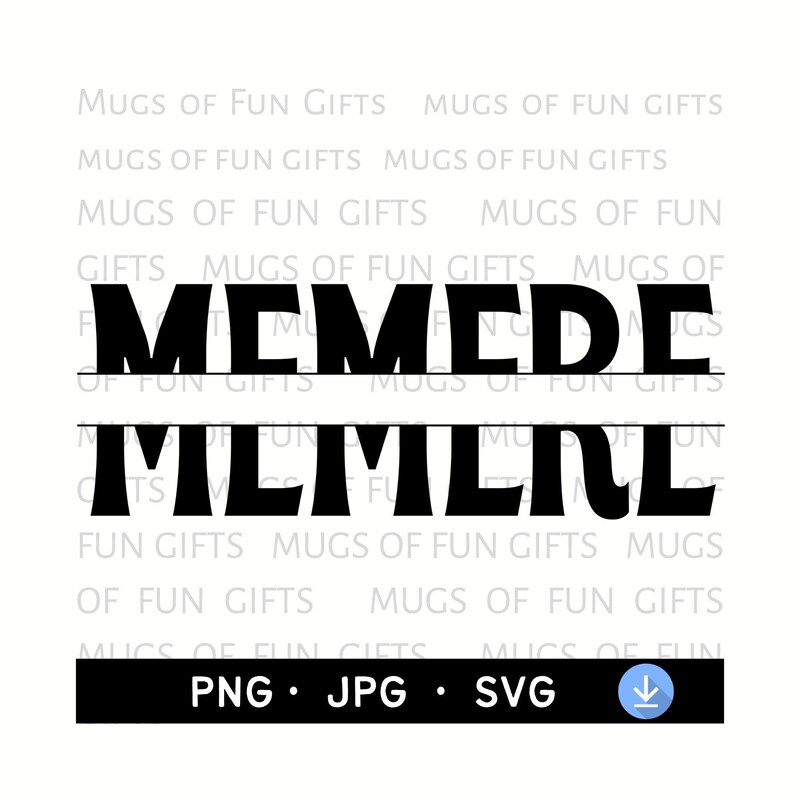 Memere Svg - Etsy