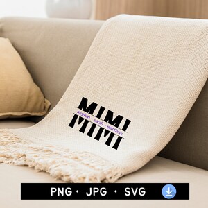 Mimi SVG | Mimi Split Frame Monogram | Digital Download - Etsy