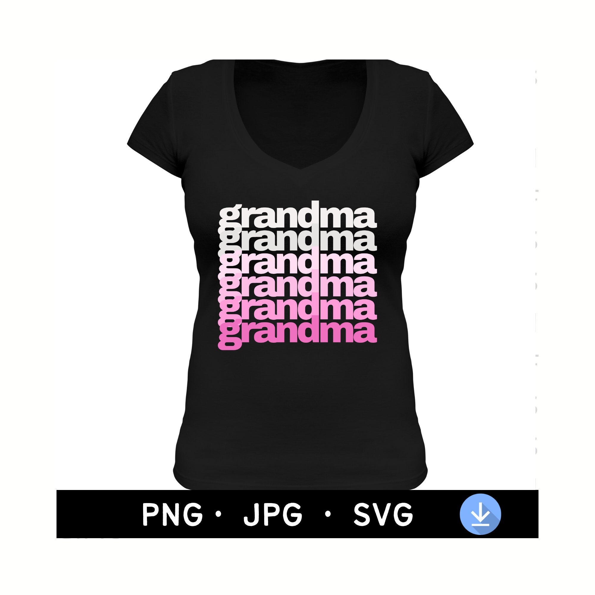 Grandma Ombre SVG Printable Art Digital Download - Etsy