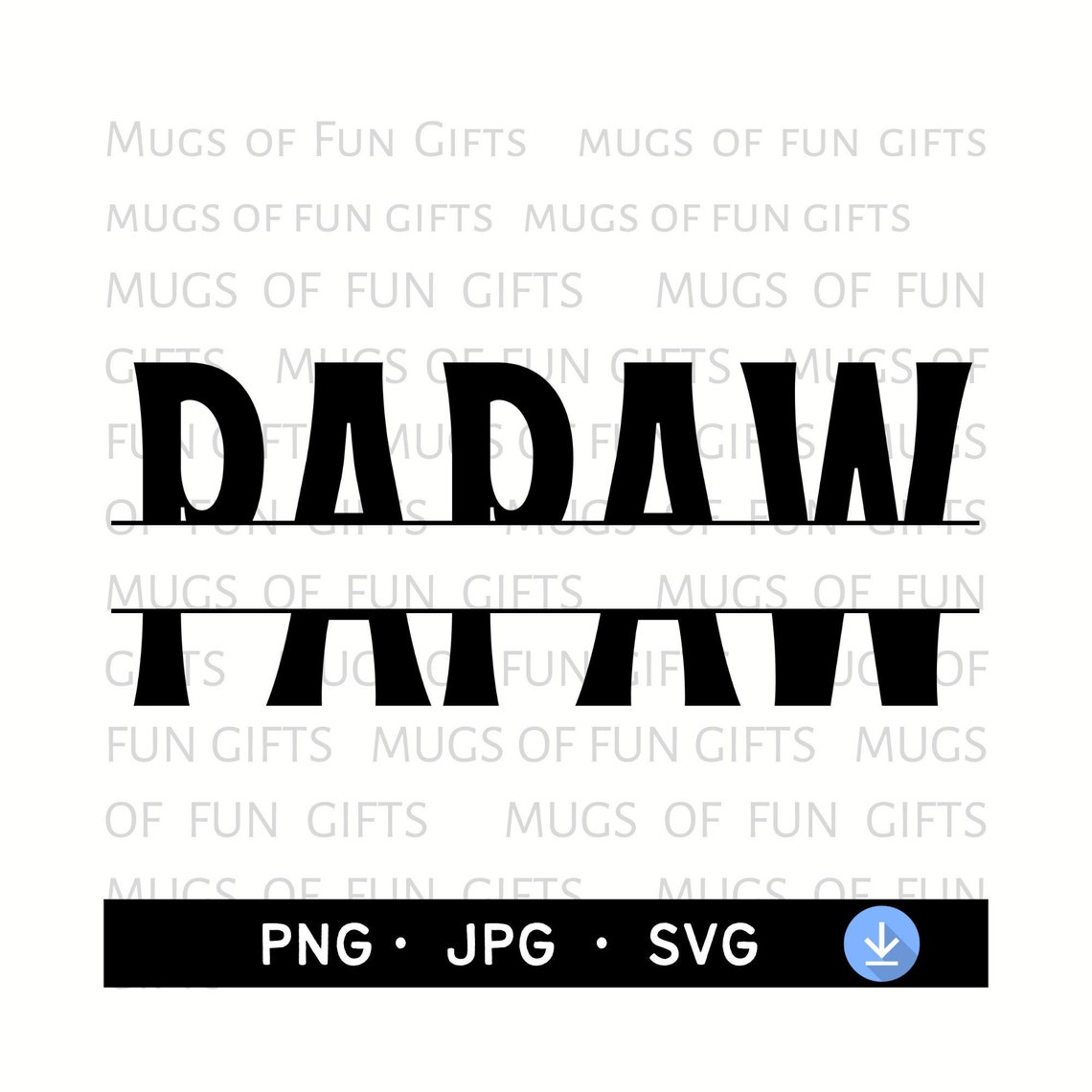 Papaw Split Frame Monogram SVG Papaw PNG Digital Download - Etsy