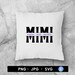 Mimi SVG Mimi Split Frame Monogram Digital Download - Etsy